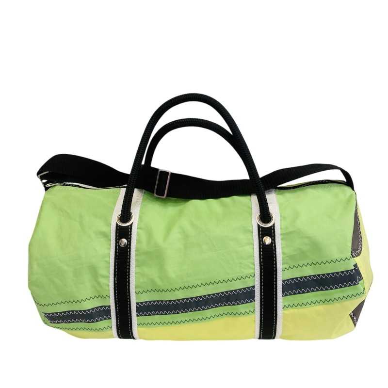 Monaco Red Satchel Bag Gilles Lamiré - Recycled boat sail